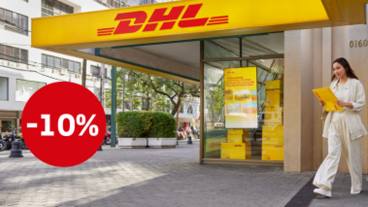 10 percent discount at DHL offices with Edenred Bulgaria